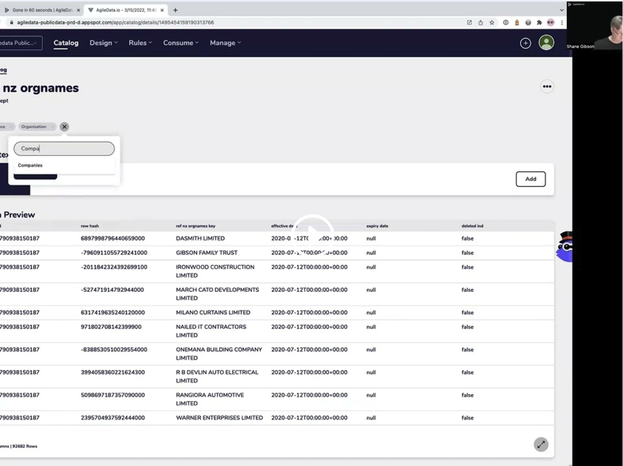 Catalog Topics - AgileData.cloud